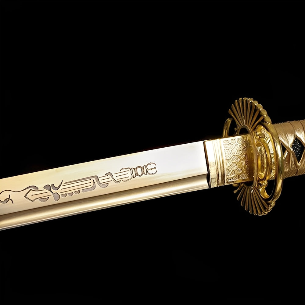 Gold Katana Sword - Golden Blade Samurai | Katana Corp