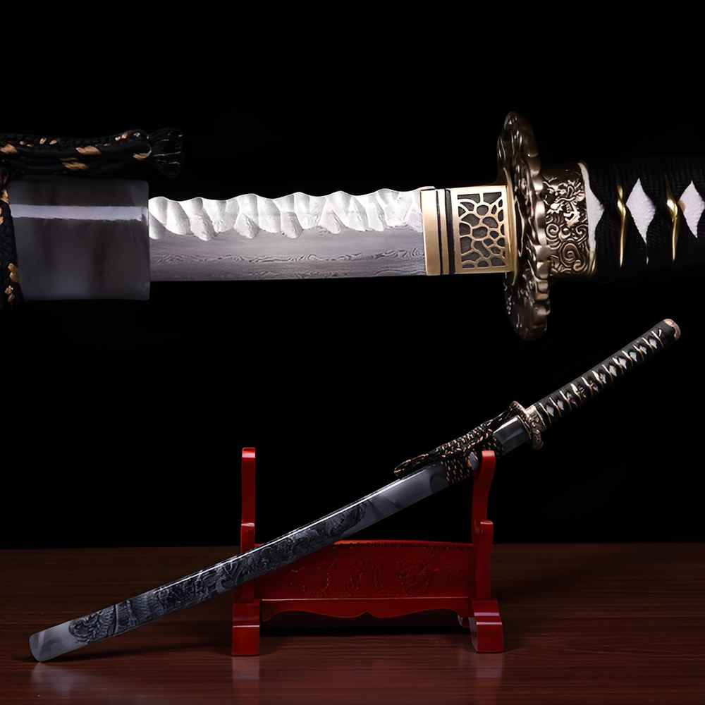 Shadow Moon Katana - Serrated Sword | Katana Corp