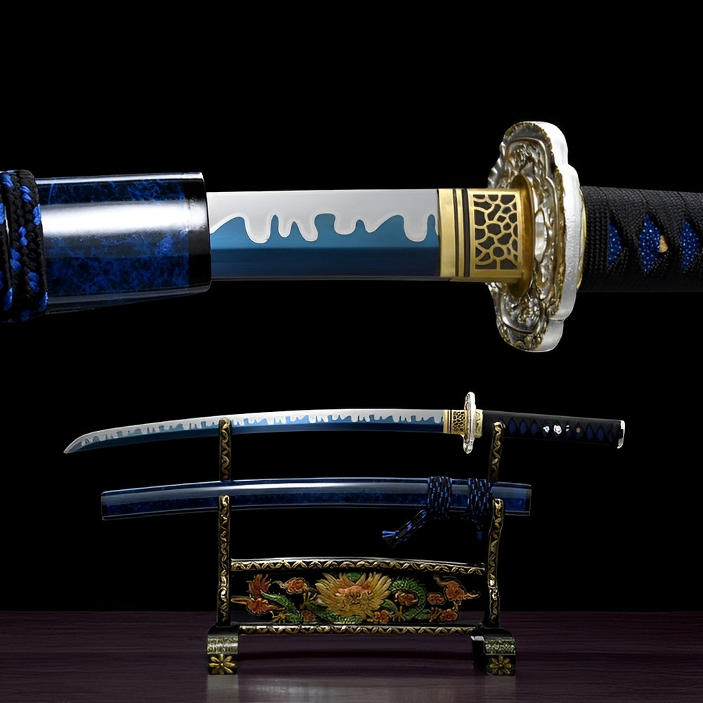 Aonami Wakizashi - Wave Pattern Sword | Katana Corp